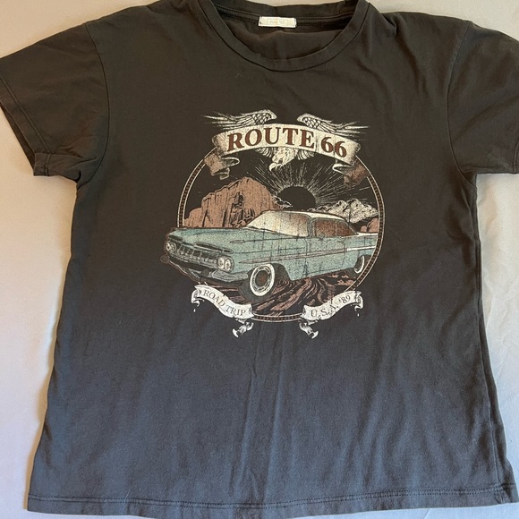 Full Tilt | Tops | Full Tilt Tillys Route 66 Car Graphic T Shirt | Poshmark